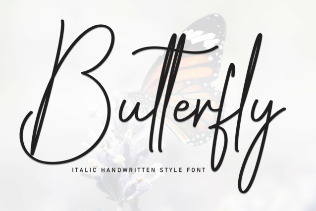 Butterfly Script Typeface - Download Free Font