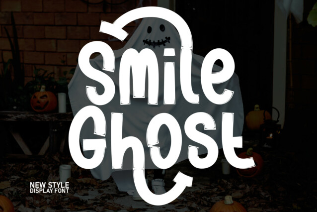 Smile Ghost Display Font - Download Free Font