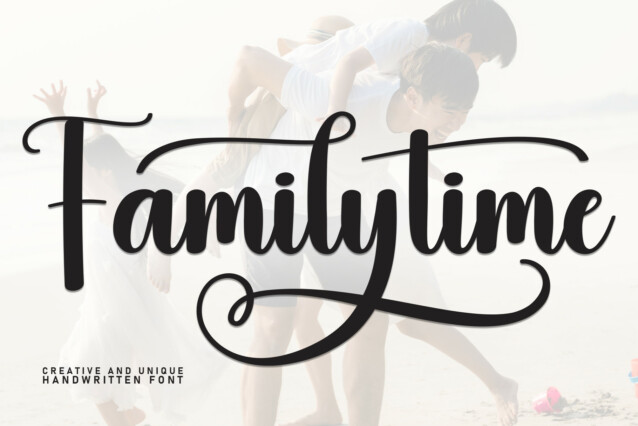 Familytime Script Font - Download Free Font