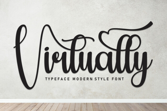 Virtually Script Font - Download Free Font