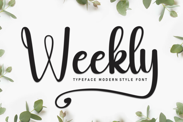 Weekly Script Font - Download Free Font