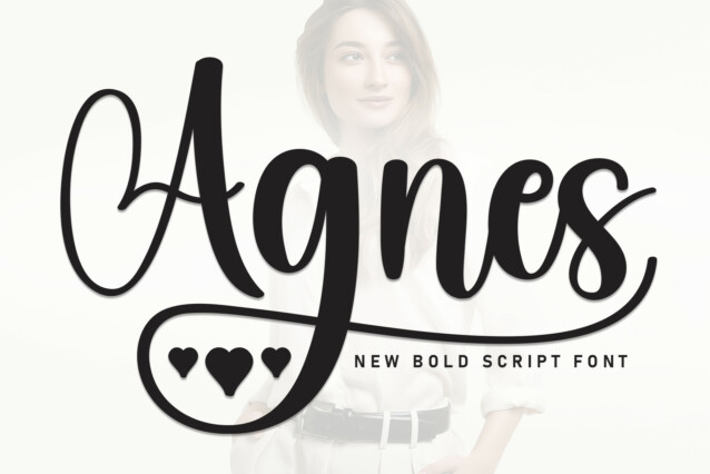 Agnes Script Font - Download Free Font