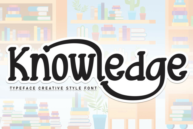 Knowledge Display Font - Download Free Font