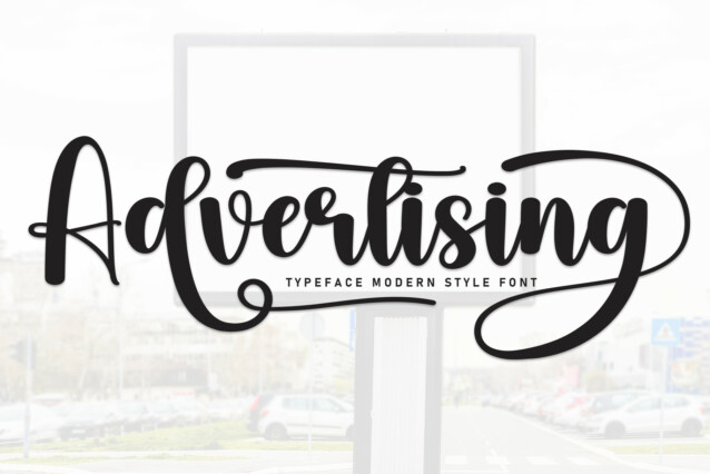 Advertising Script Typeface - Download Free Font