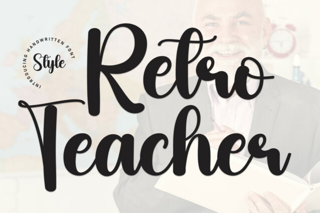 Retro Teacher Script Font - Download Free Font