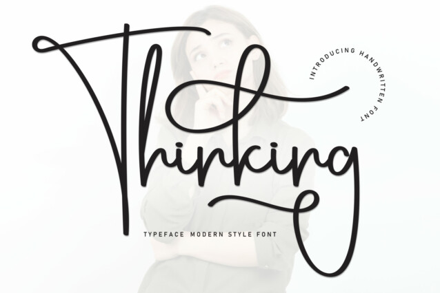 Thinking Script Typeface - Download Free Font