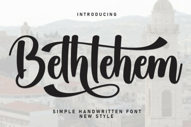 Bethlehem Script Font - Download Free Font