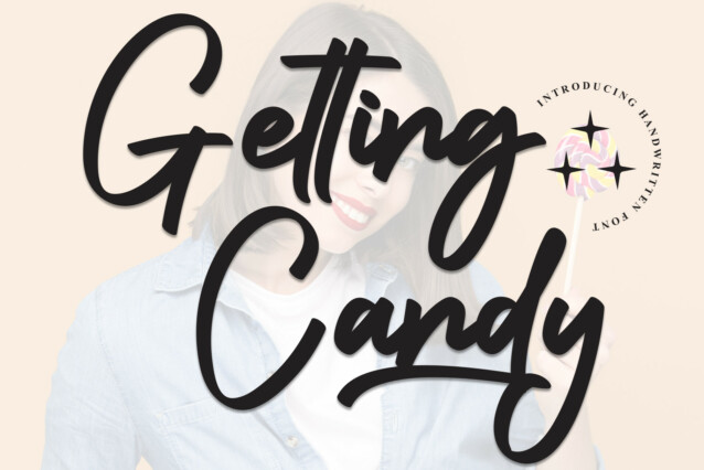Getting Candy Script Font - Download Free Font
