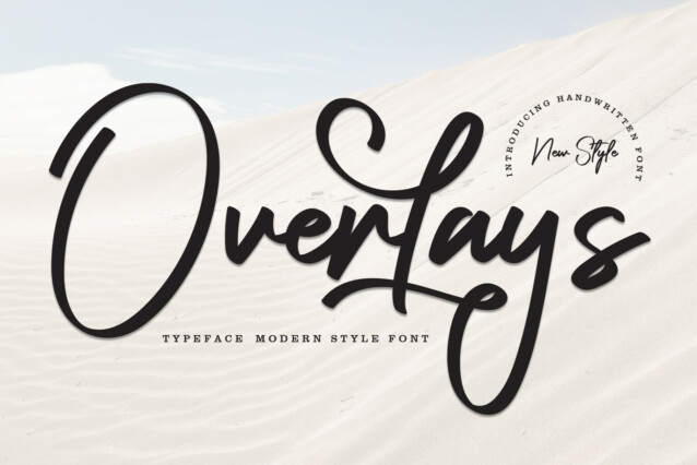 Overlays Script Font - Download Free Font