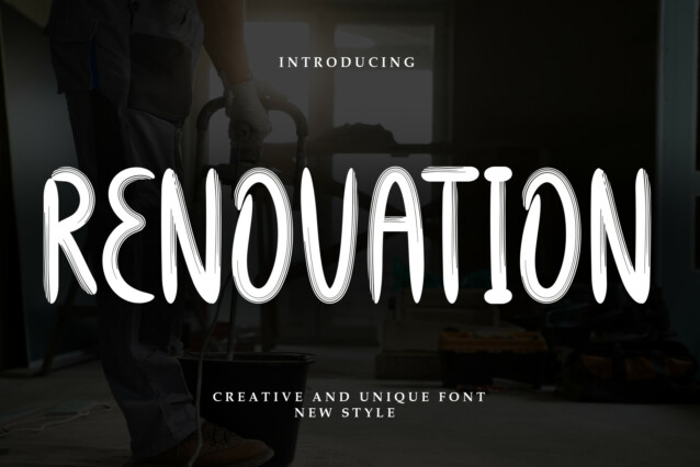 Renovation Brush Font - Download Free Font