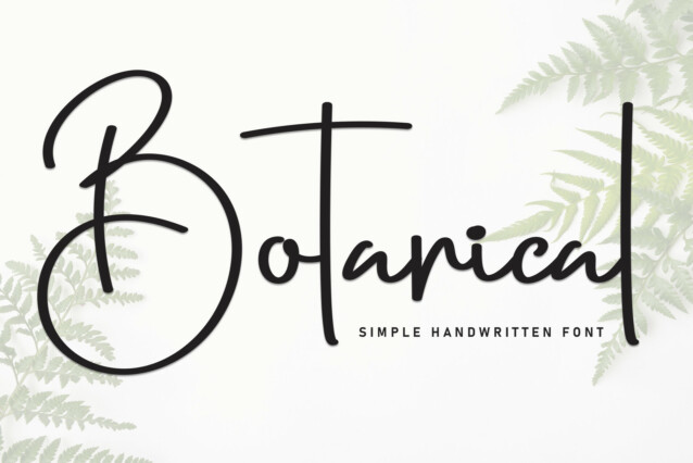 Botanical Script Font - Download Free Font