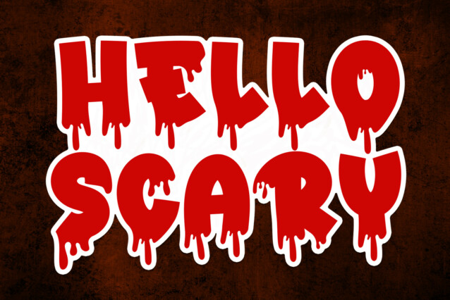 Hello Scary Display Font - Download Free Font