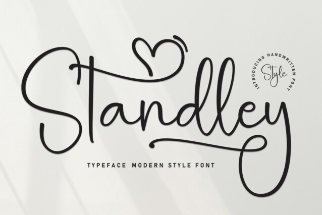 Standley Script Typeface - Befonts