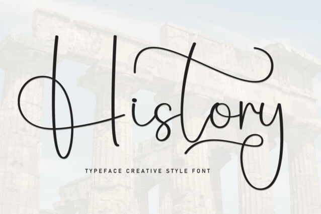 History Script Typeface - Download Free Font