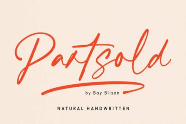 Partsold Script Font - Download Free Font