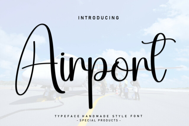Airport Script Font - Download Free Font
