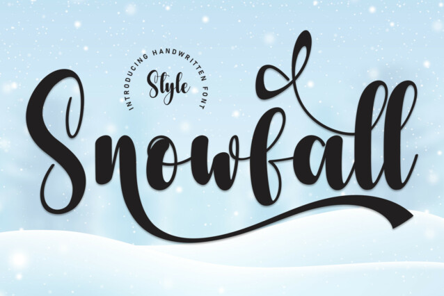 Snowfall Script Font - Download Free Font