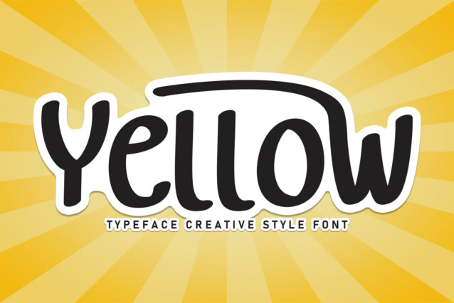 Yellow Display Font - Download Free Font