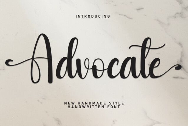 Advocate Script Typeface - Download Free Font