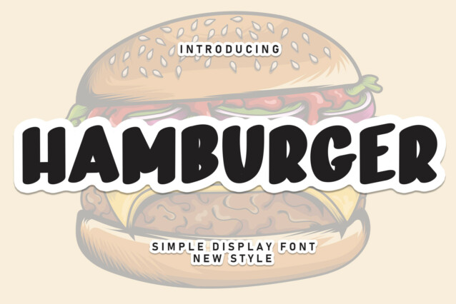 Hamburger Brush Font - Download Free Font