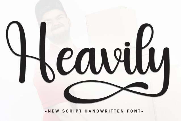 Heavily Script Font - Download Free Font