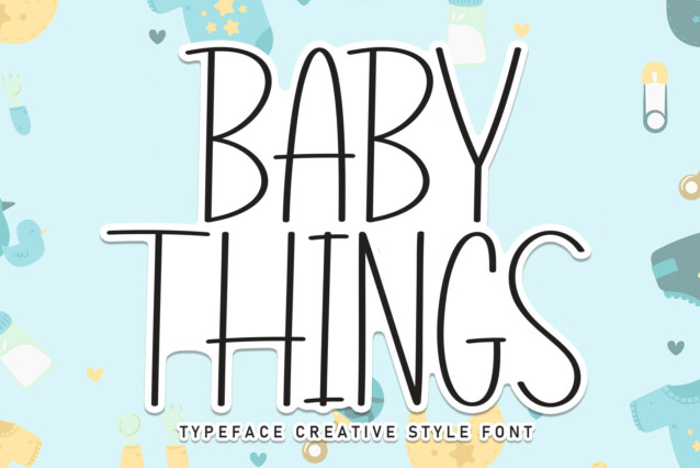 Baby Things Display Font - Download Free Font