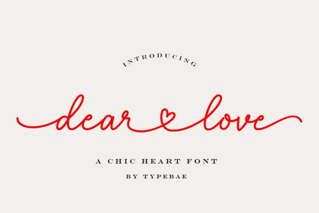 Dear Love Font - Download Free Font