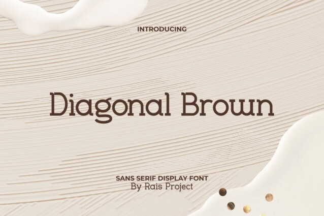 Diagonal Brown Font - Download Free Font