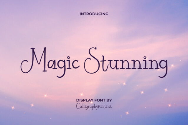 Magic Stunning Font - Download Free Font