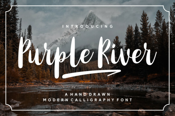 Purple River Script Font - Download Free Font