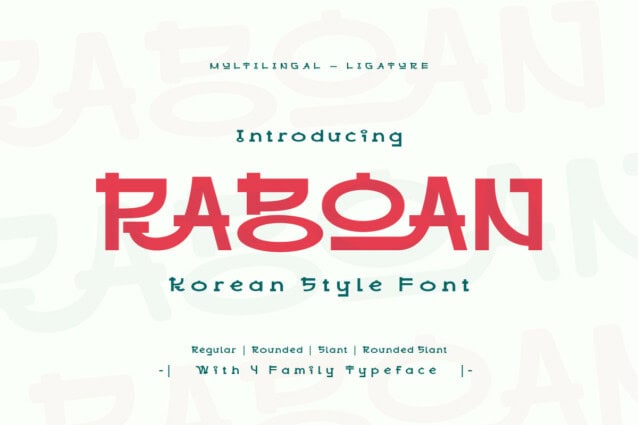 Raboan Font - Download Free Font