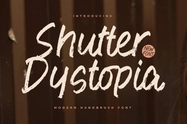 Shutter Dystopia Font - Download Free Font