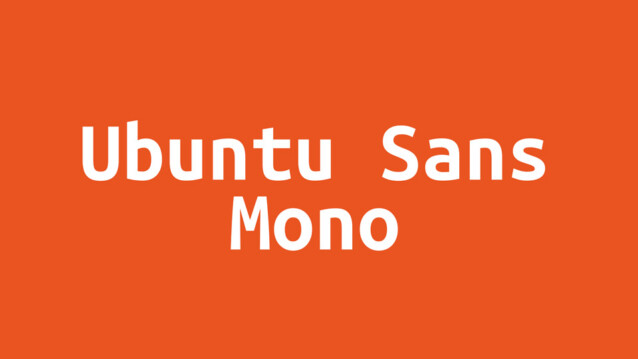 Ubuntu Sans Mono Font Family - Download Free Font