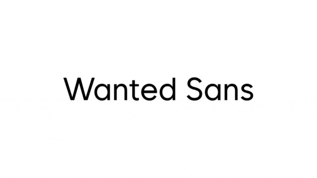 Wanted Sans Font Family - Download Free Font