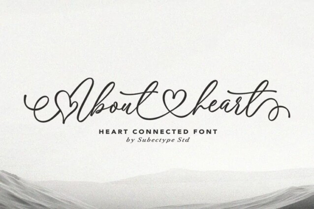 About Heart Font - Download Free Font