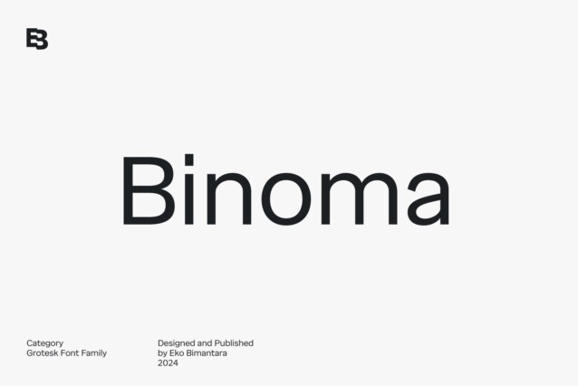Binoma Font - Befonts