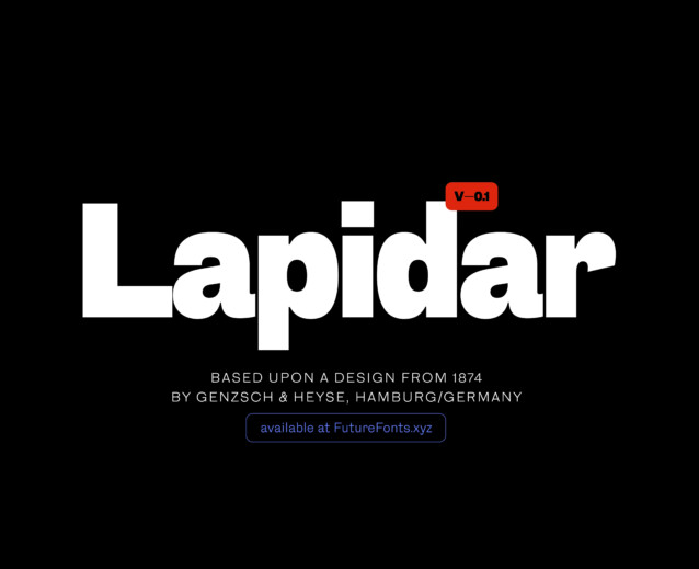 Lapidar Font - Download Free Font