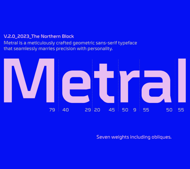 Metral V.2.0 Font Family - Befonts