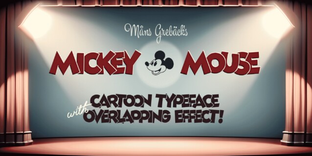 Mickey Mouse Fonts Walt Disney's Mickey Mouse: The Ultimate History: