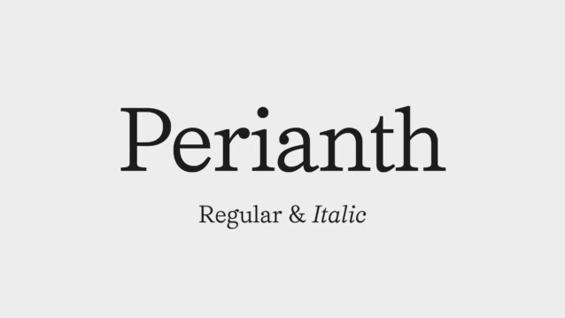 Perianth Font - Download Free Font