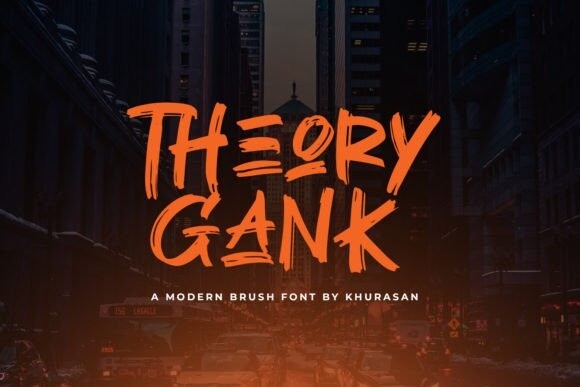 Theory Gank Font - Download Free Font
