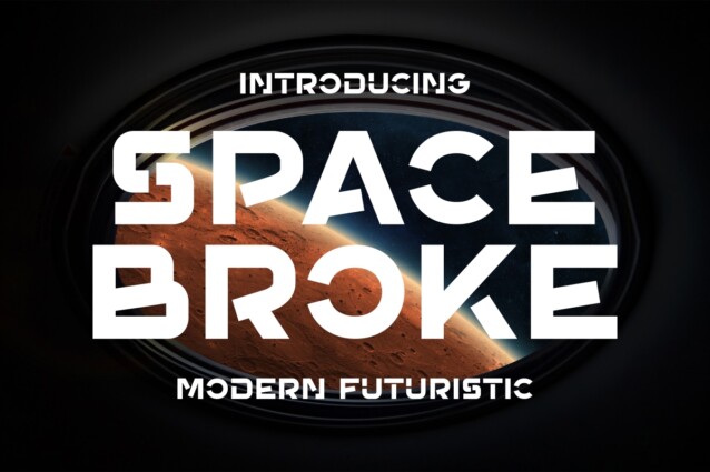Space Broke Font - Befonts