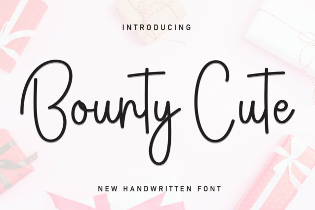 Bounty Cute Script Font - Download Free Font
