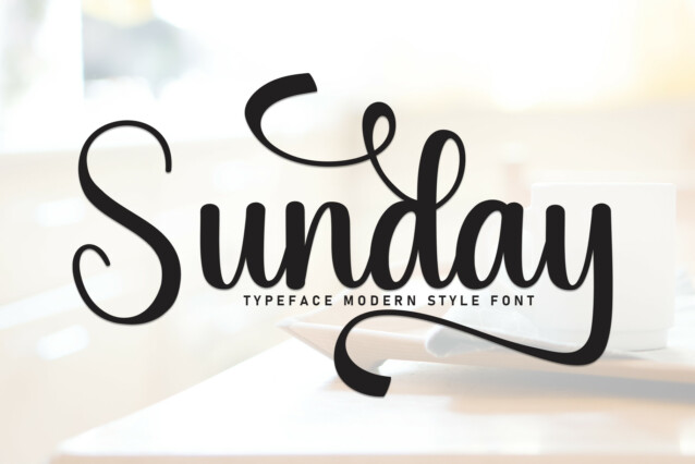 Sunday Calligraphy Font - Download Free Font