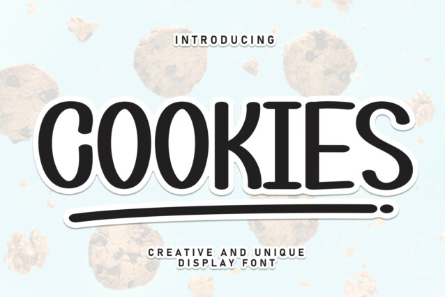 Cookies Script Display Font - Download Free Font