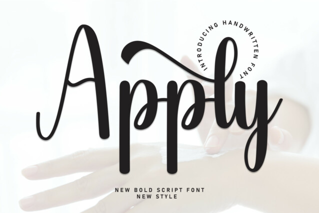Apply Script Font - Befonts