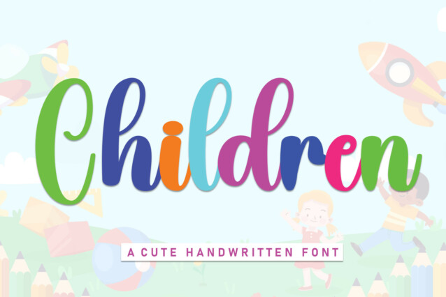 Children Script Font - Download Free Font