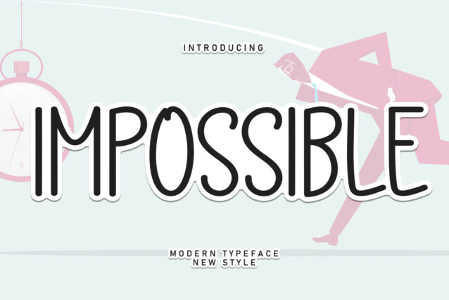 Impossible Display Font - Download Free Font