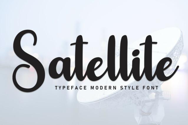 Satellite Script Font - Download Free Font