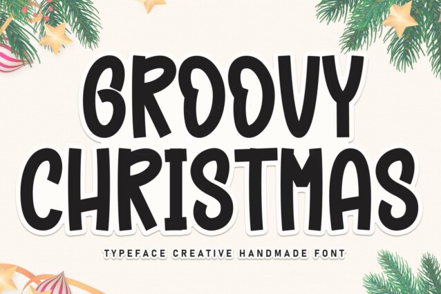 Groovy Christmas Display Font - Download Free Font